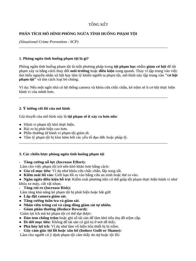 Tổng kết TPH | PDF