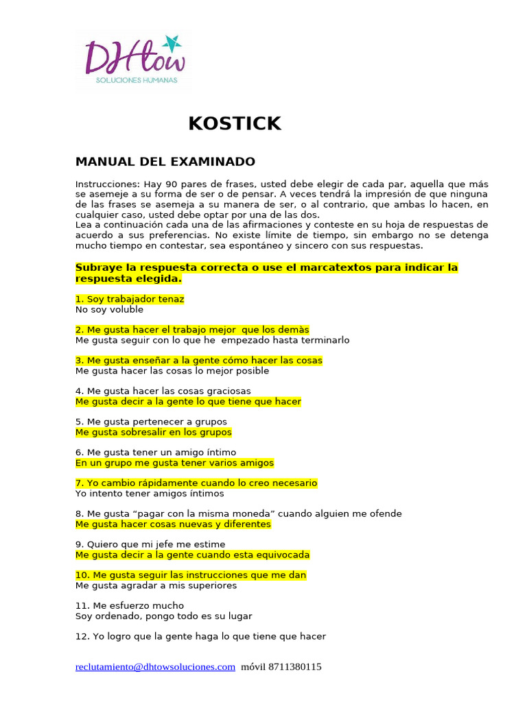 KOSTICK | PDF