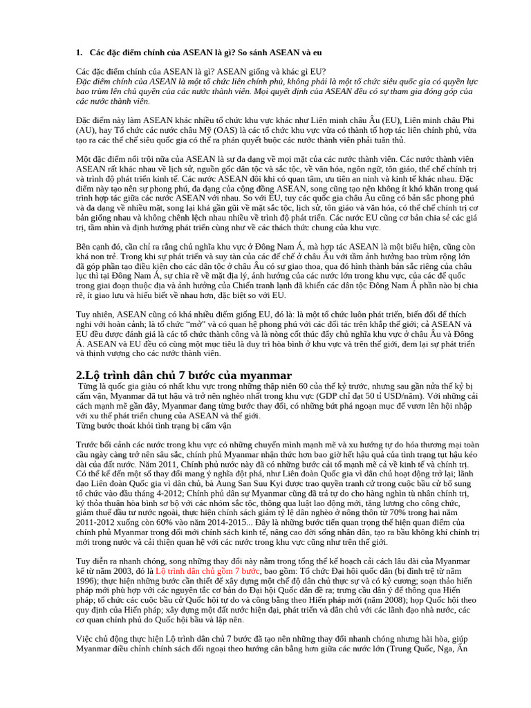 kinh tế văn hóa xh asean | PDF