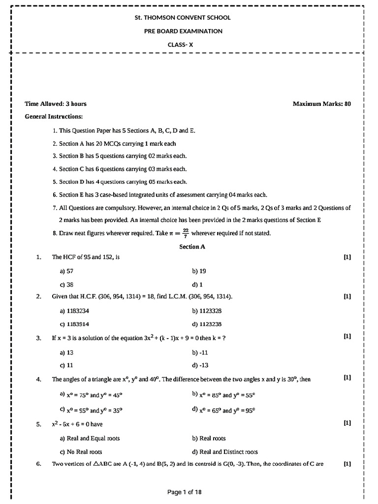 Class 10th Basic | PDF