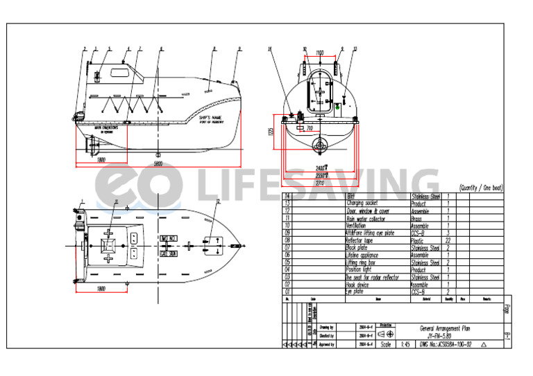 Freefall 58DC Drawing | PDF