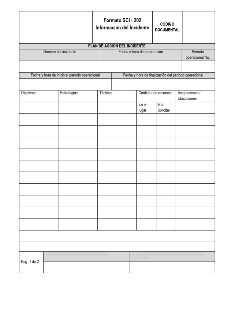 Formato SCI-202 | PDF