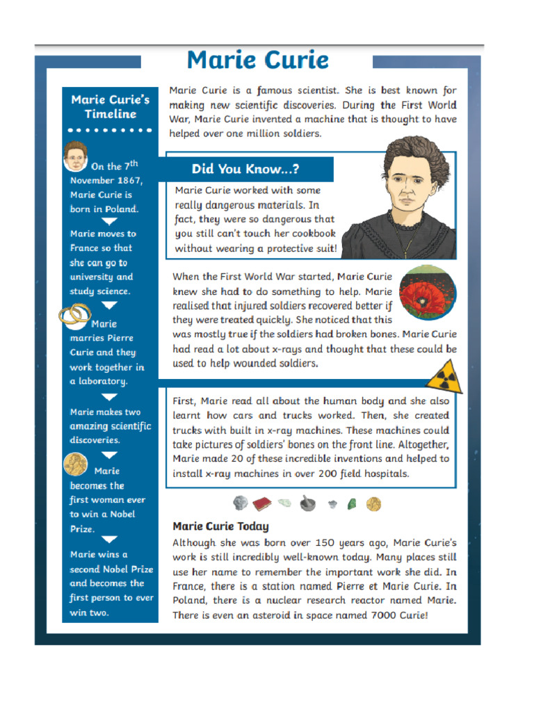 Marie Curie PDF | PDF