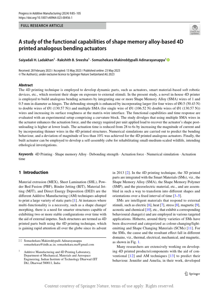 A_study_of_the_functional_capabilities_of_shape_me | PDF | Shape Memory ...