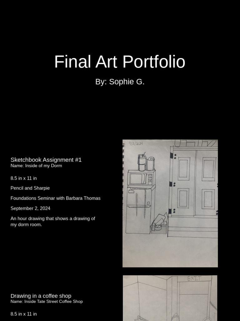 Final Art Portfolio (ART 105-01) | PDF