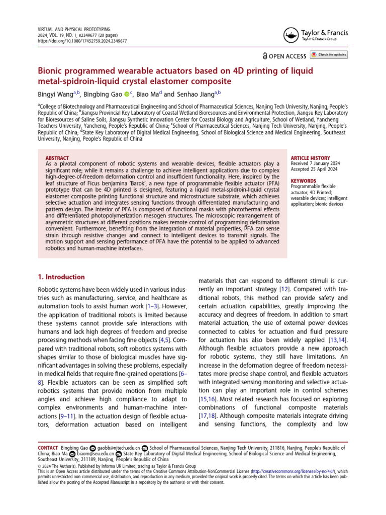 Bionic_programmed_wearable_actuators_based_on_4D_p | PDF | Robotics | 3 ... Bionic_programmed_wearable_actuators_based_on_4D_p | PDF | Robotics | 3 ...