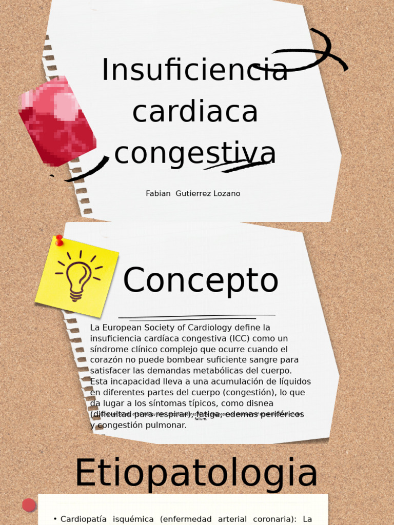 Insuficiencia cardiaca congestiva | PDF | Insuficiencia cardíaca | Corazón