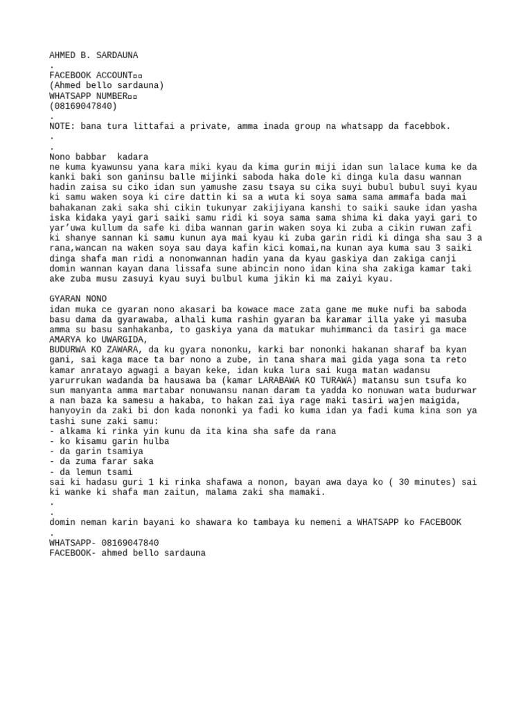 Gyaran Nono (1) by | PDF