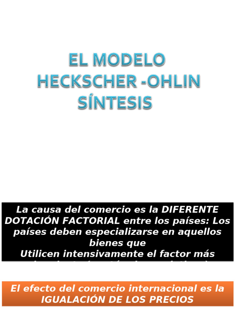 U.2 Modelo HO | PDF | Economias | Ciencias económicas