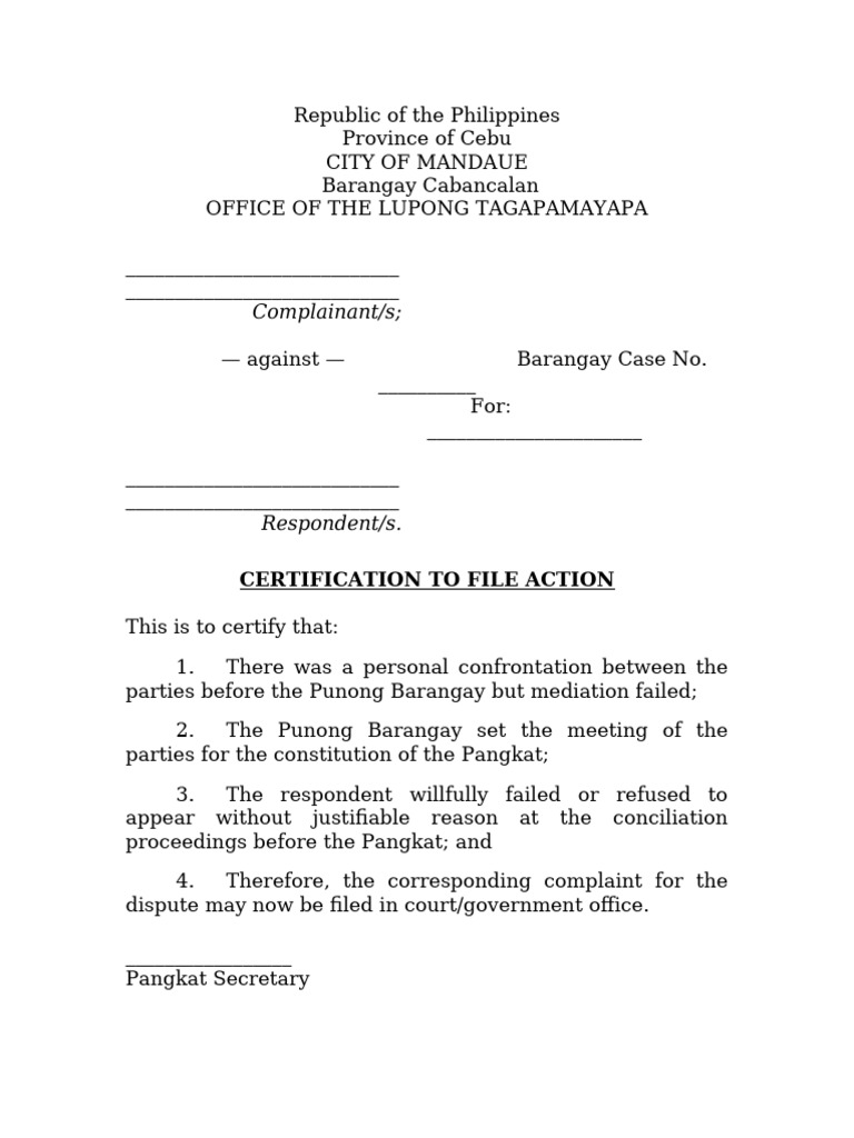 Certificate To File Action | PDF