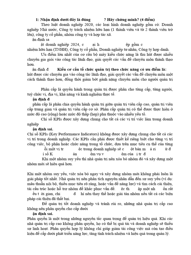 De Thi Gi A Kì 1-24-25 QTDN | PDF