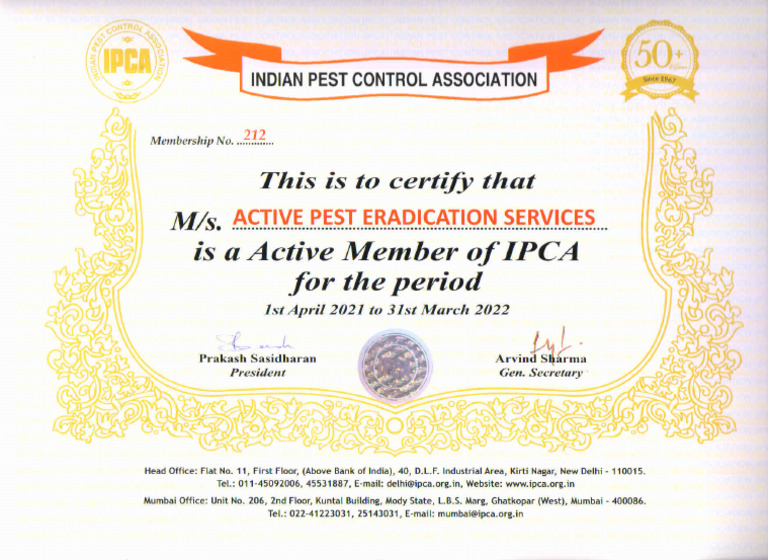 IPCA certificate 21-22 | PDF
