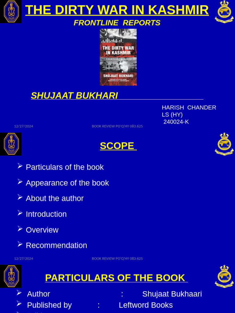 Harish Chander | PDF | Kashmir