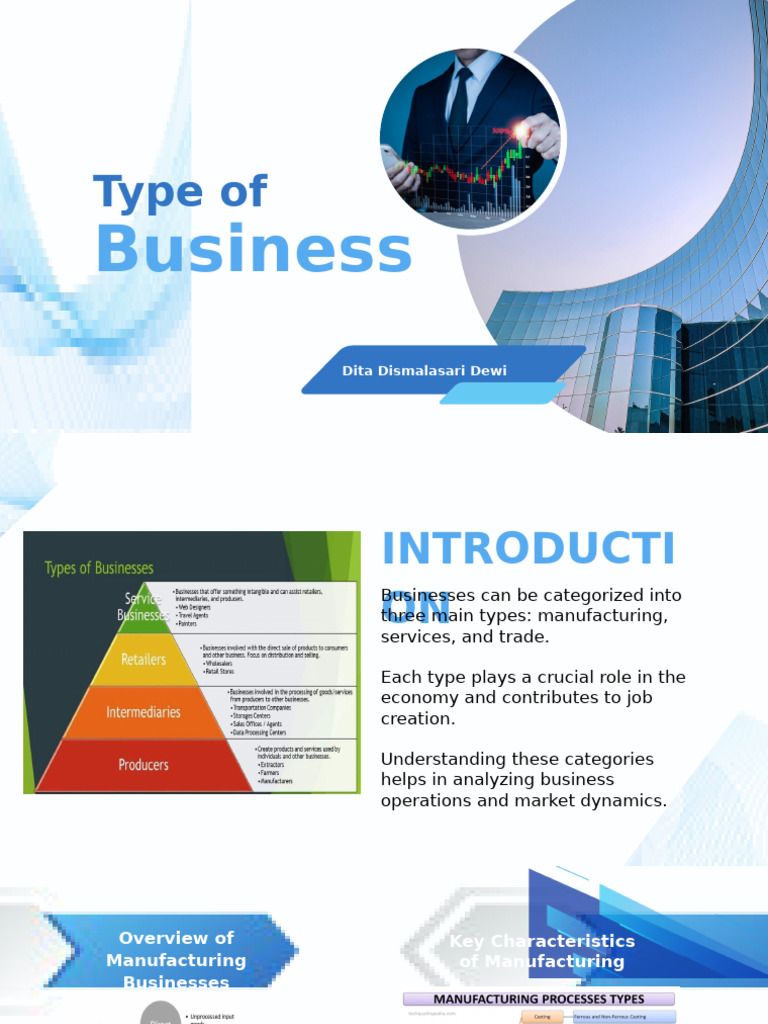 Types of Businesses and Their Characteristics | PDF | Partnership ...