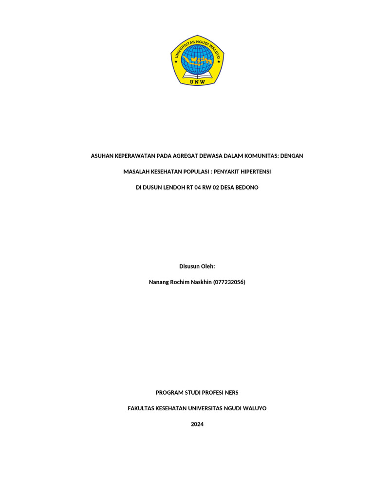 ASKEP Komunitas Nanang | PDF