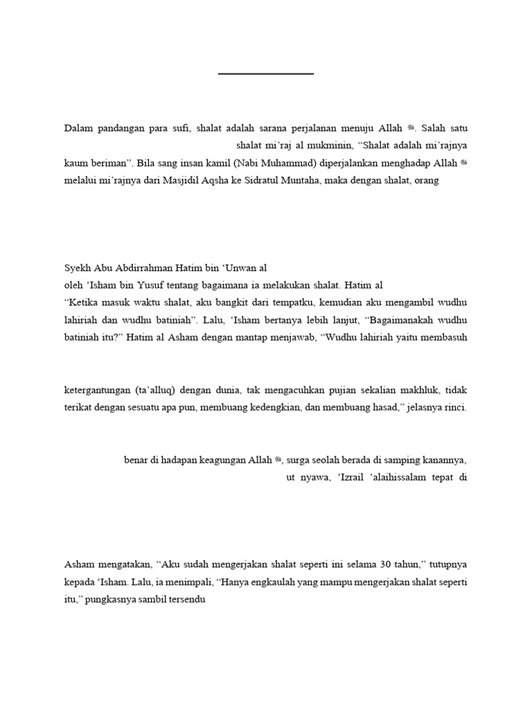 Syarat Sah Sholat | PDF