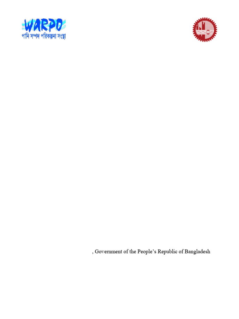 Collaborative Research Inception Report-WARPO IWFM | PDF | River | Estuary