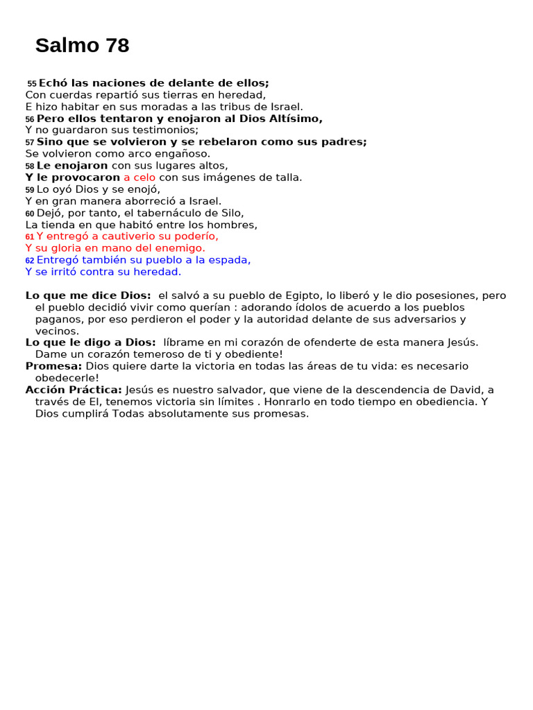 Salmo 78 | PDF