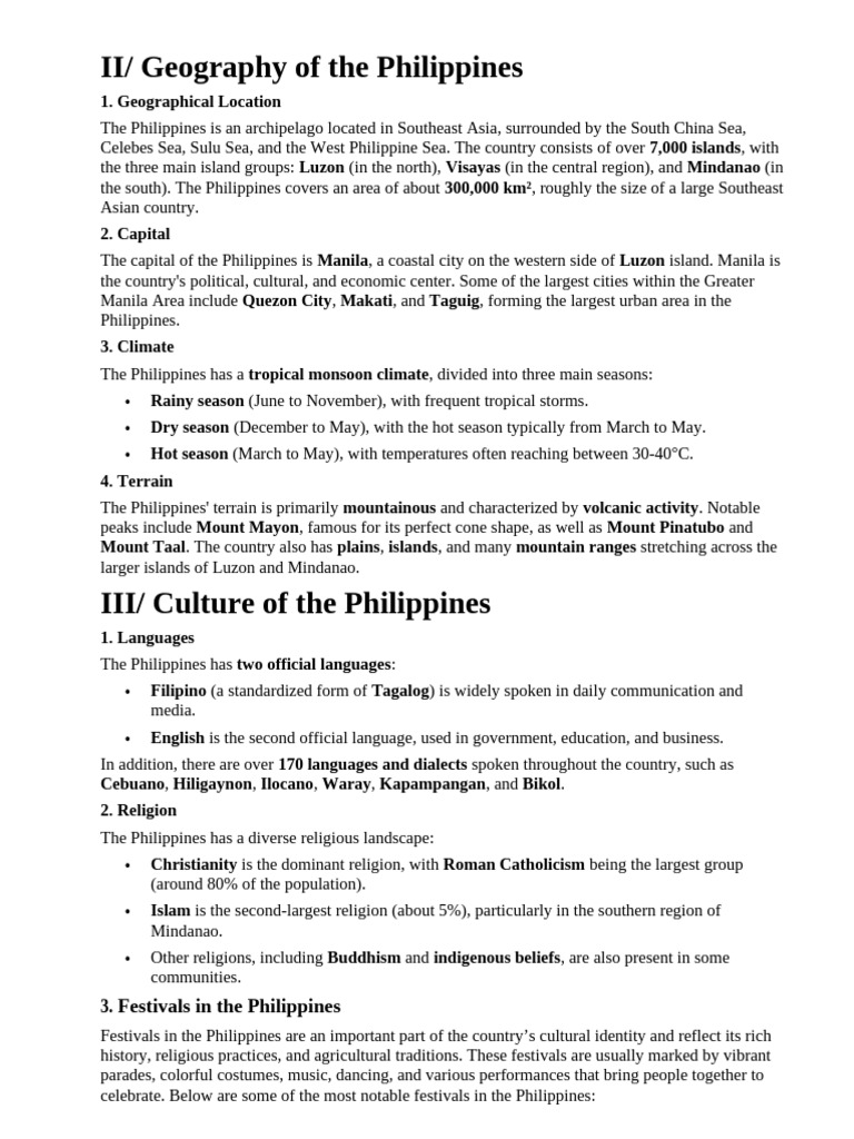 Philippines | PDF | Philippines