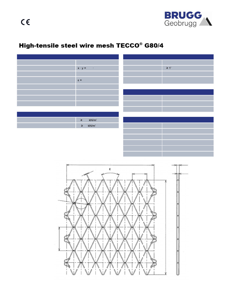 L1 TECCO-G80-4mm TechData 170424 3.3m e | PDF | Stainless Steel ...