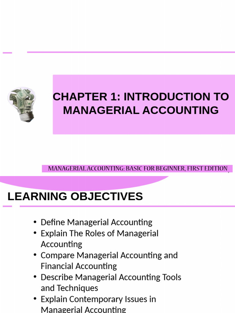 CHP1 - Introduction To Managerial Accounting | PDF | Management ...
