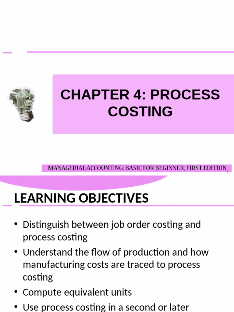 CHP4 Process Costing | PDF | Inventory | Management Accounting