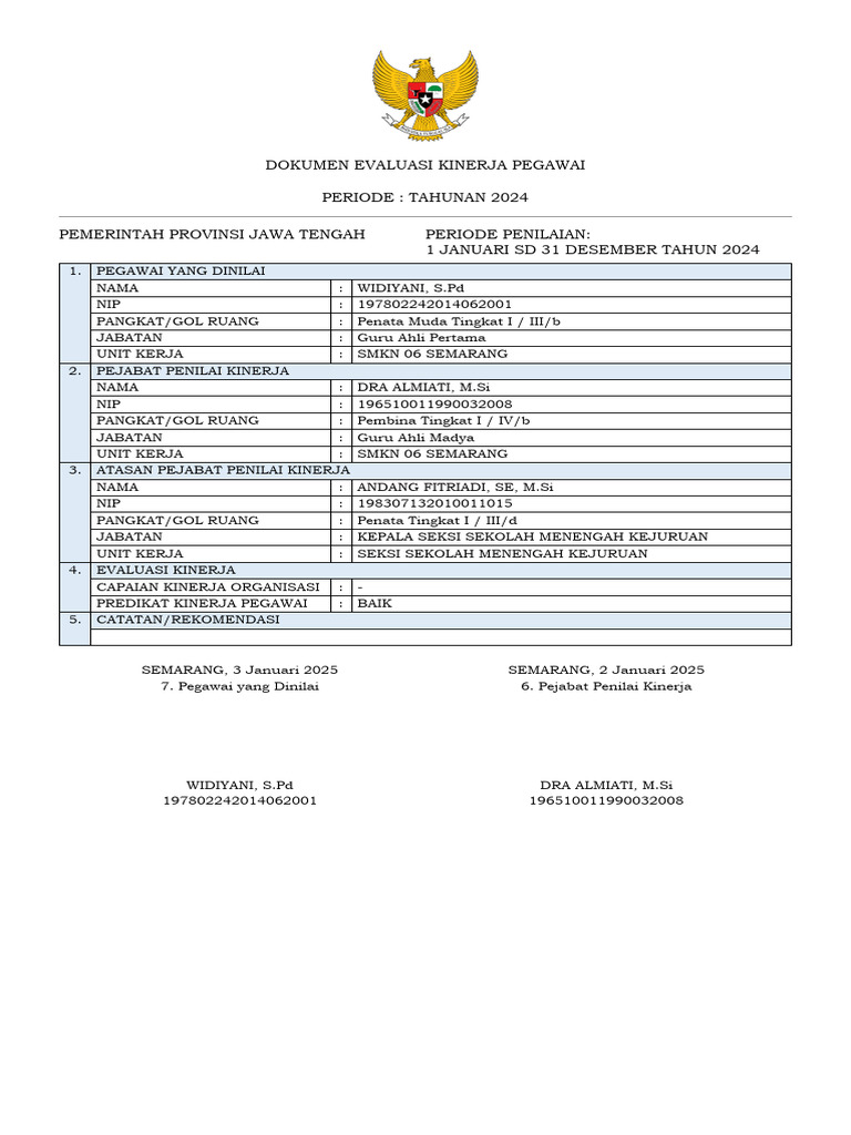 DOK EKIN TAHUNAN WIDI TH 2024 | PDF