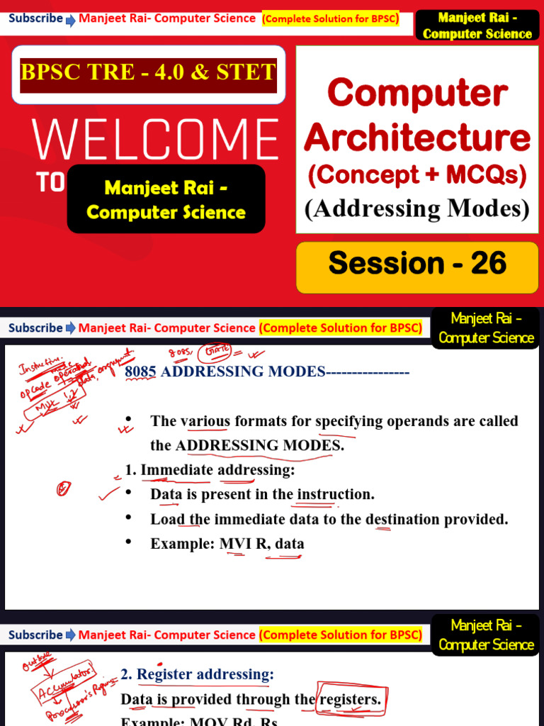 Session_26_Important_Concept+MCQs_Based_on_Computer_Architecture | PDF | Computer Data Storage ...