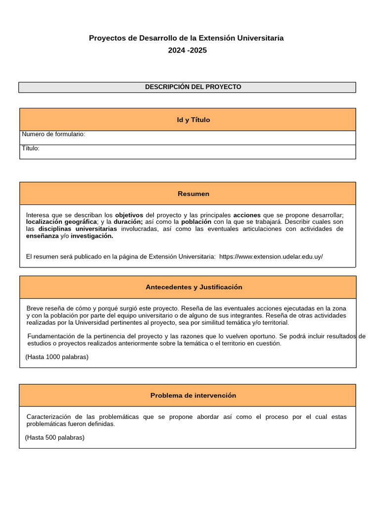 Formato Proyecto de | PDF | Evaluación