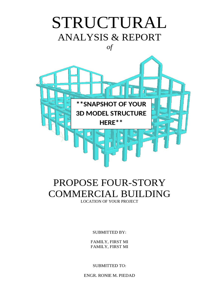 SAMPLE Structural-Analysis | PDF | Civil Engineering | Structural ...
