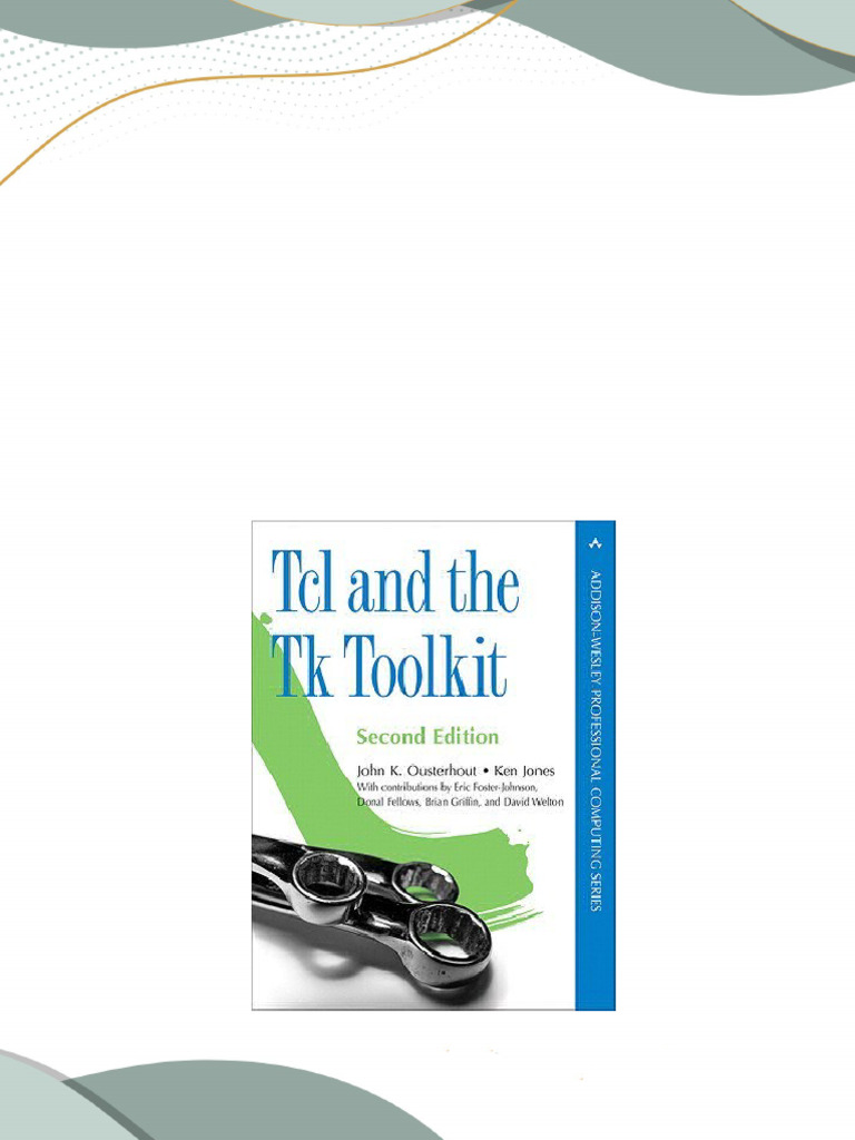 Free Pdf Sample Tcl And The Tk Toolkit 2nd Edition John Ousterhout Ebooks Pdf Computer