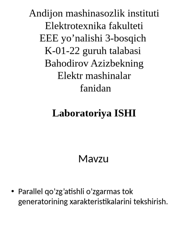 El Mash Lab | PDF