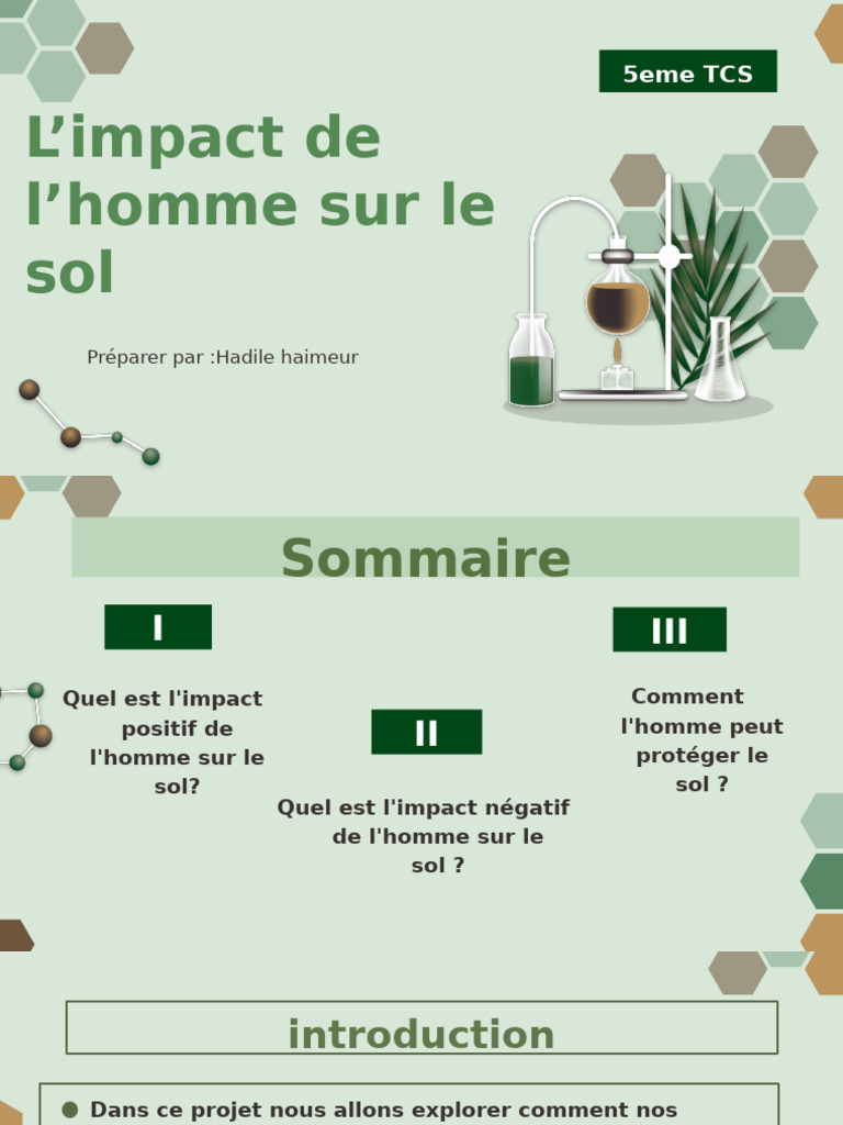 Projet SVT Hadile | PDF | Sol (pédologie) | Fertilisant