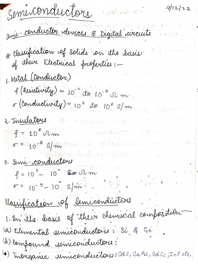 Semiconductor 1 | PDF