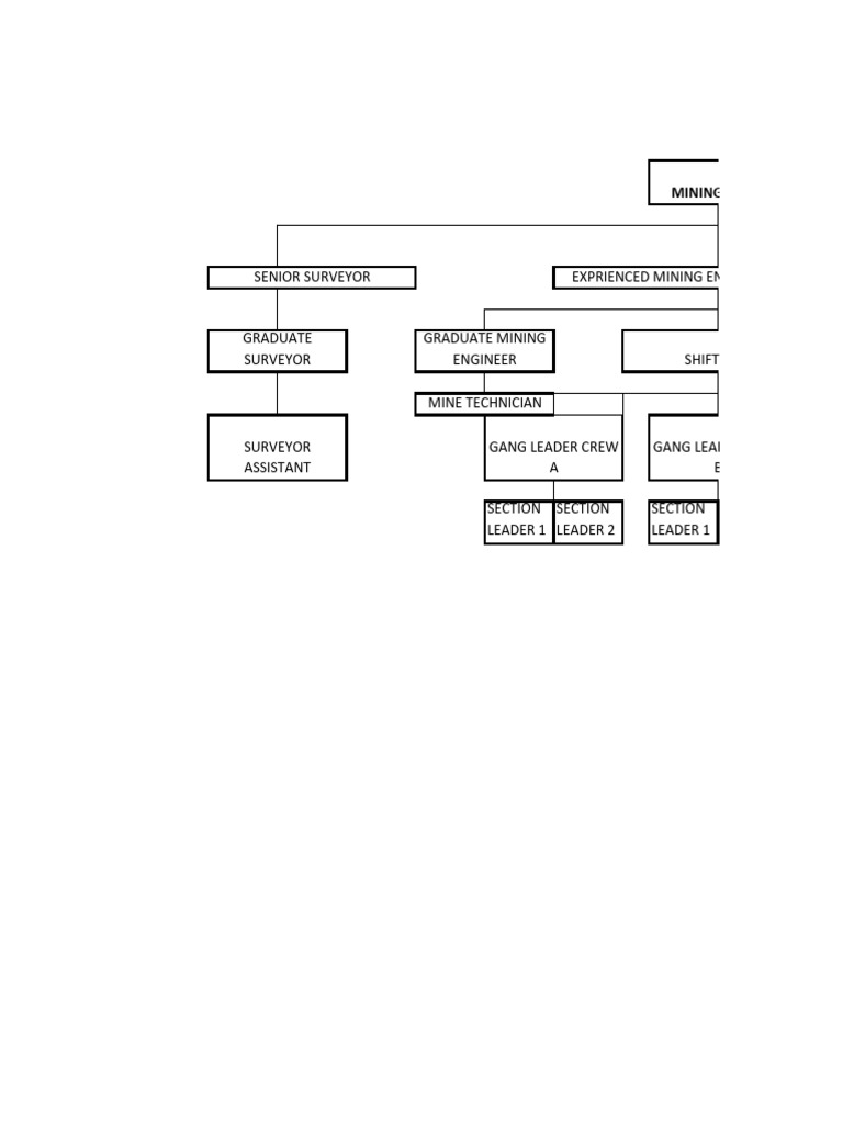 Mining Organization Structure Overview | PDF