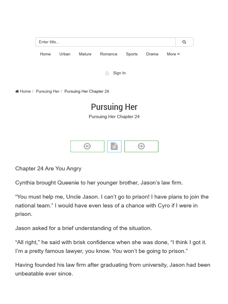 Read Pursuing Her Chapter 24 | PDF