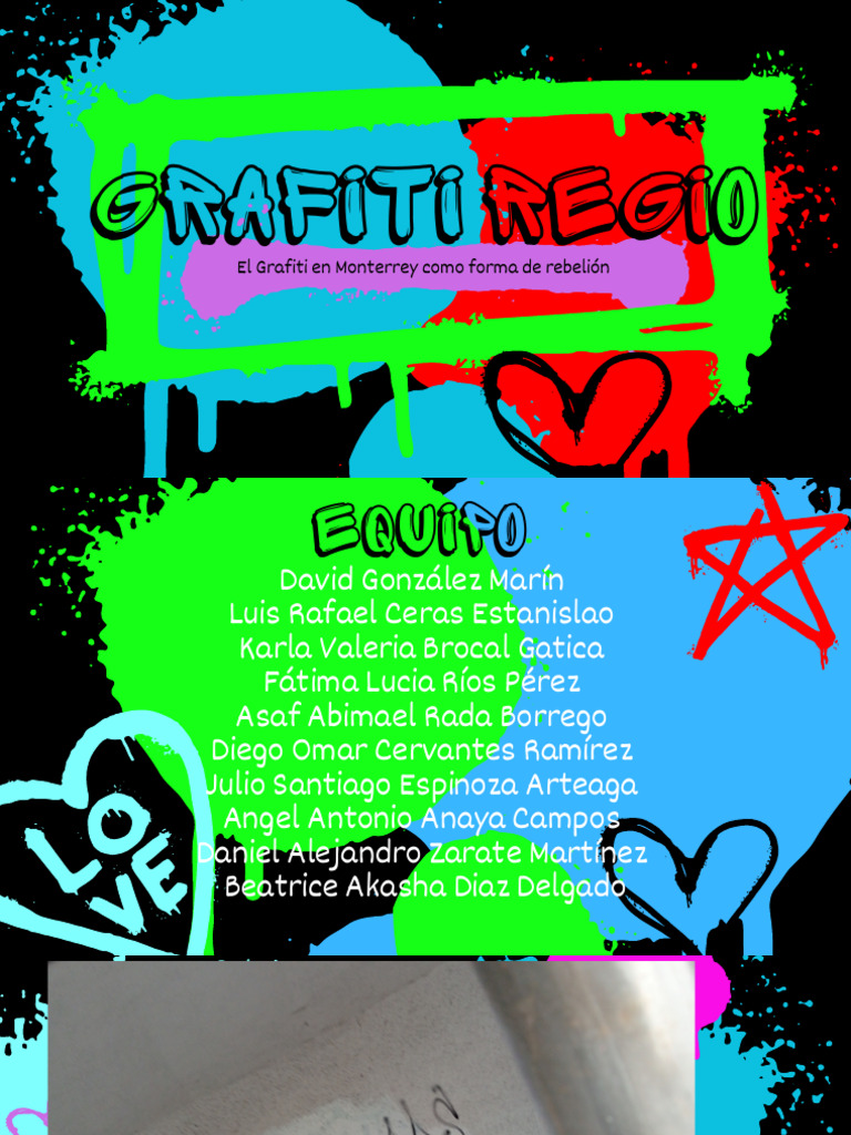 Visual Arts Graffiti Art Activity Presentation in Black Blue Purple ...