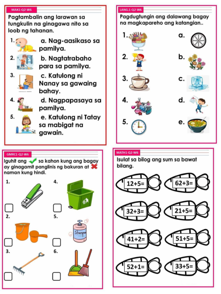 Grade 1 Activities | PDF