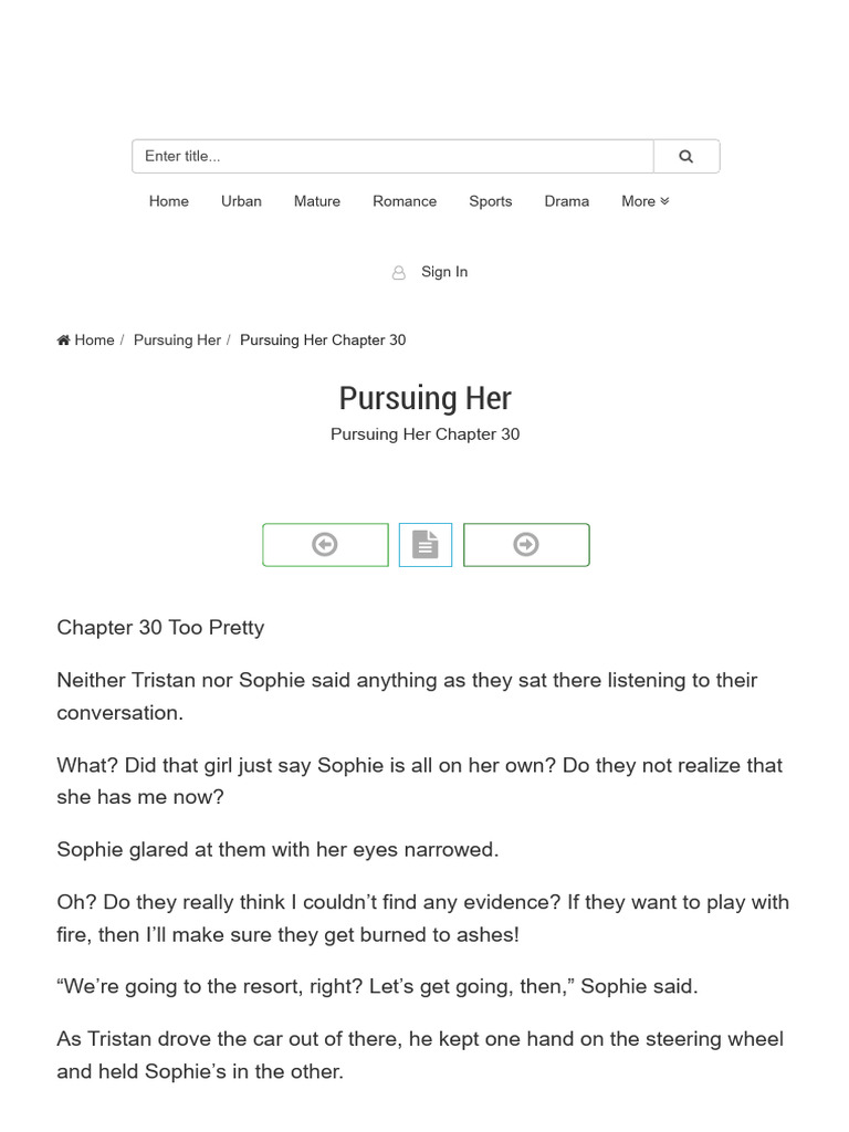 Read Pursuing Her Chapter 30 | PDF
