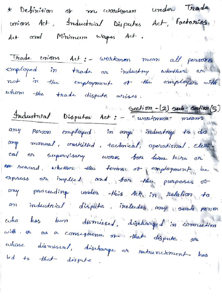 Definition of Workman | PDF