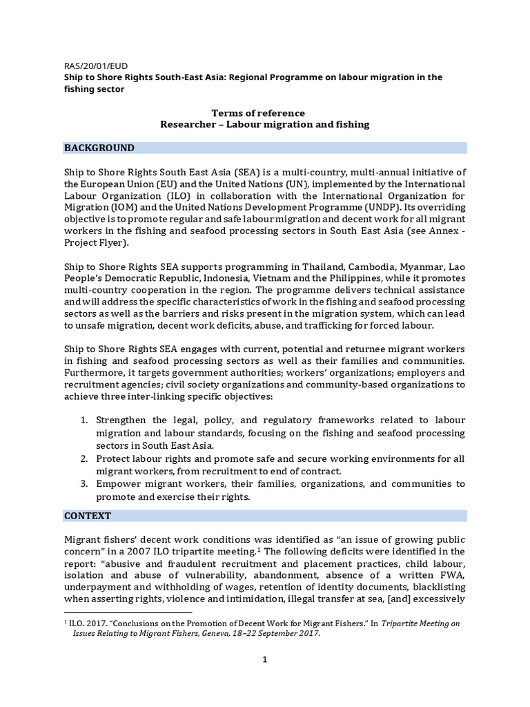 Wcms 867543 Asean | PDF | Migrant Worker | International Labour ...