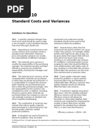 ACCA PM Variance Cheat Sheet | PDF