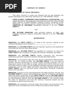 2025 Contract Template DESO TSS | PDF | Government | Justice