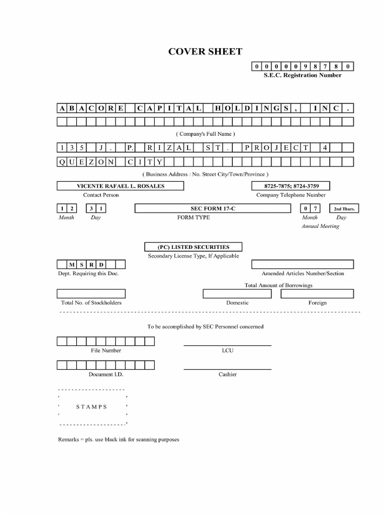 AbaCore-Form 17-C_2024 November 27 | PDF
