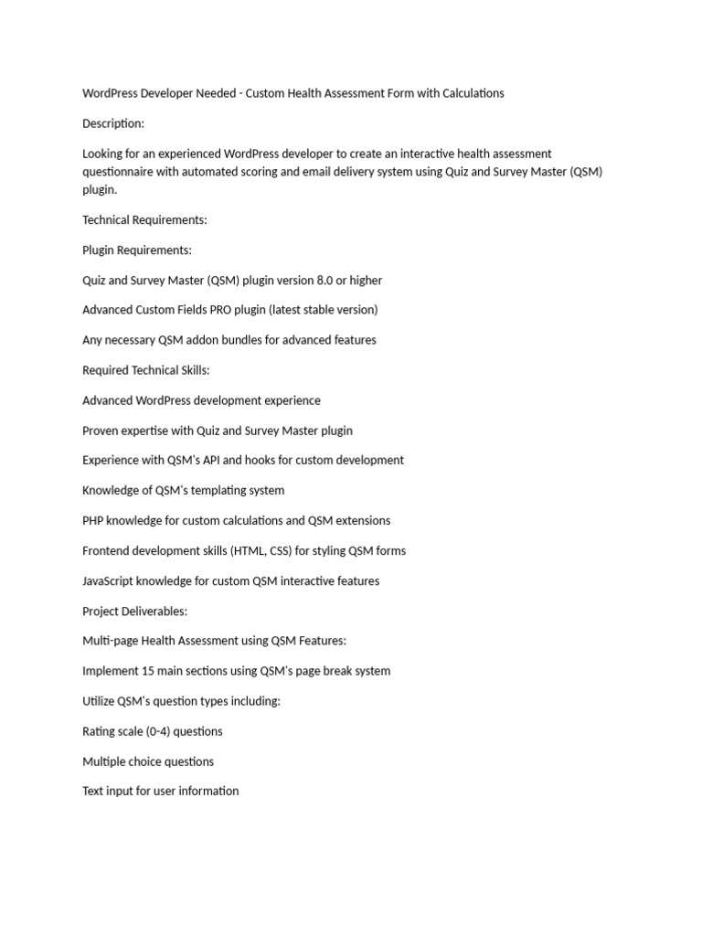 Tox QSM | PDF | Word Press | Php