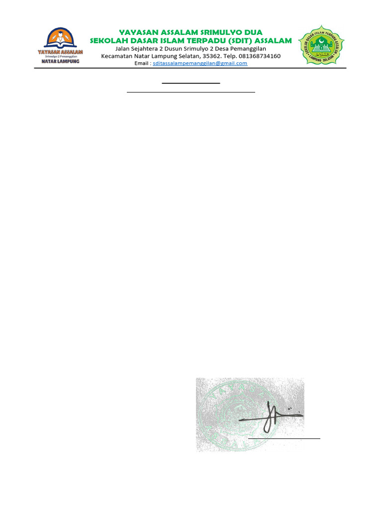 Undangan Bagi Rapor Kelas 6 2024 | PDF