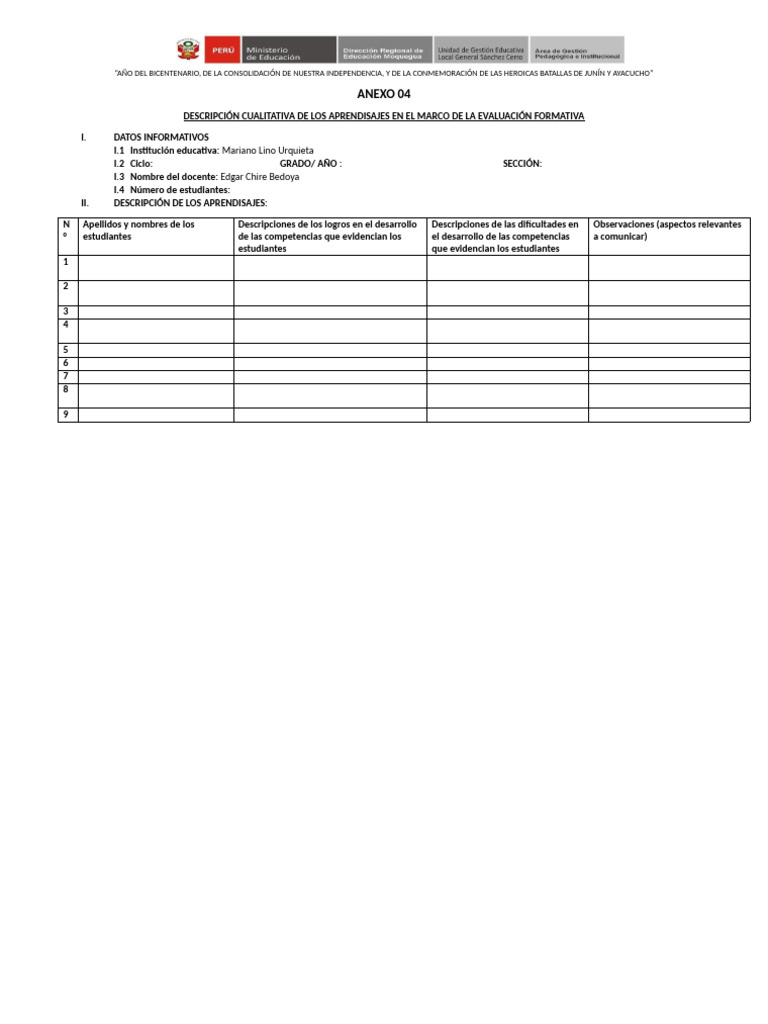 Anexo 04 | PDF