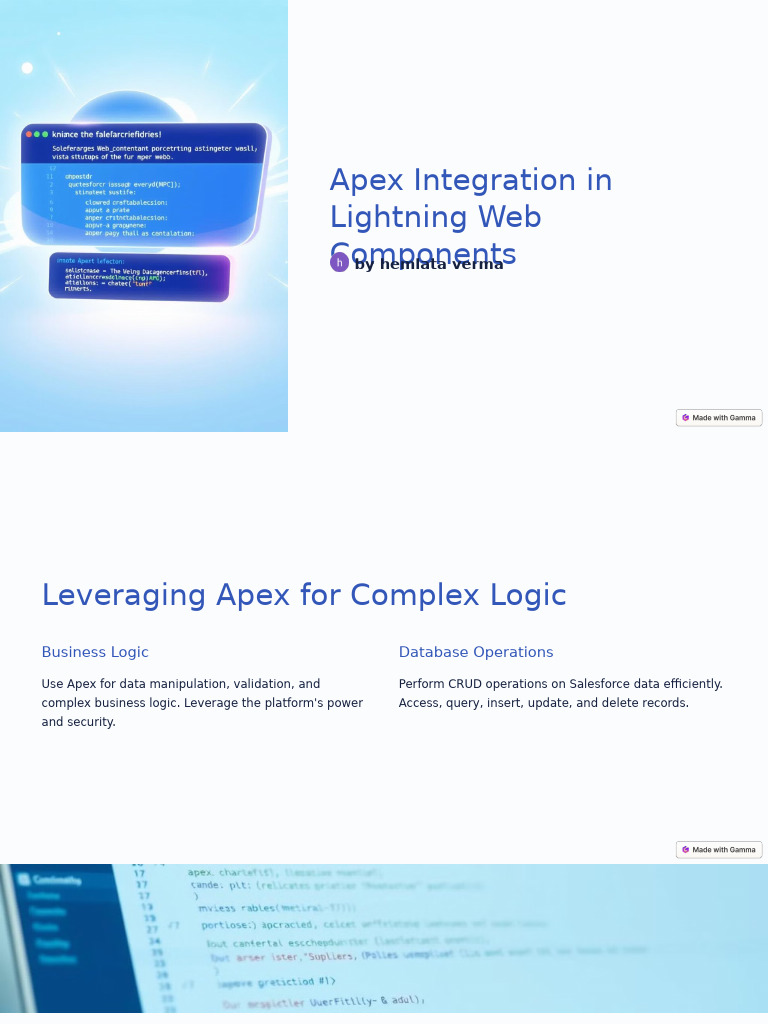 Apex-Integration-in-Lightning-Web-Components | PDF