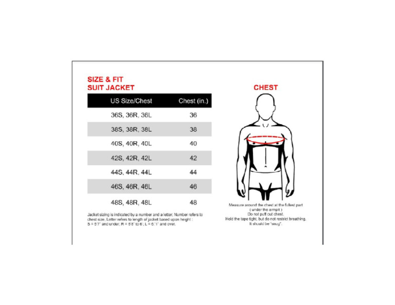 ChestSizeChart | PDF