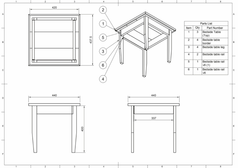 Assembly Drawing v1 | PDF